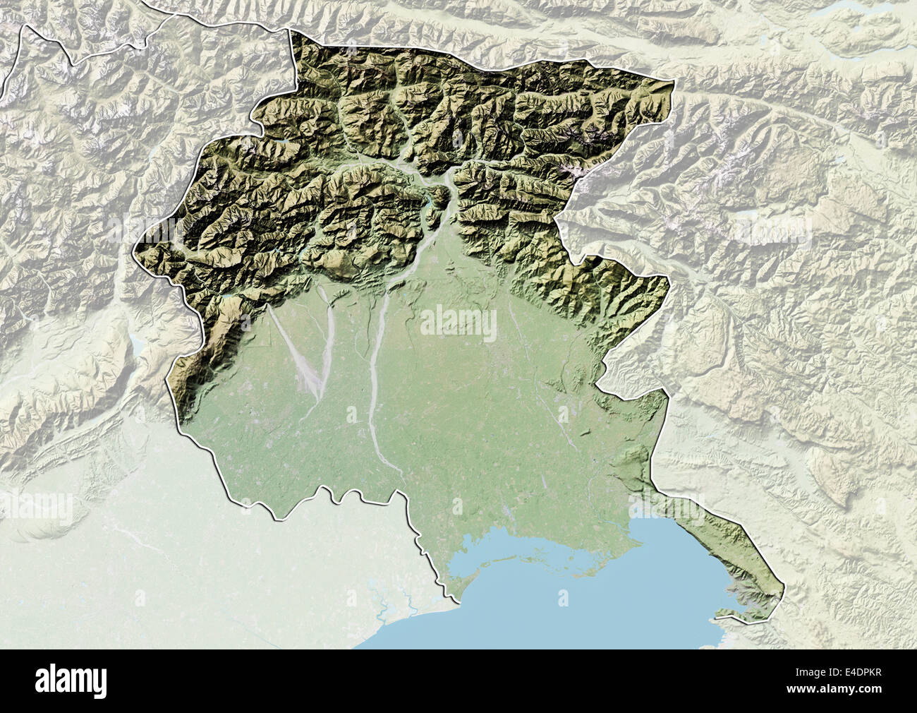 Venezia map hi-res stock photography and images - Alamy