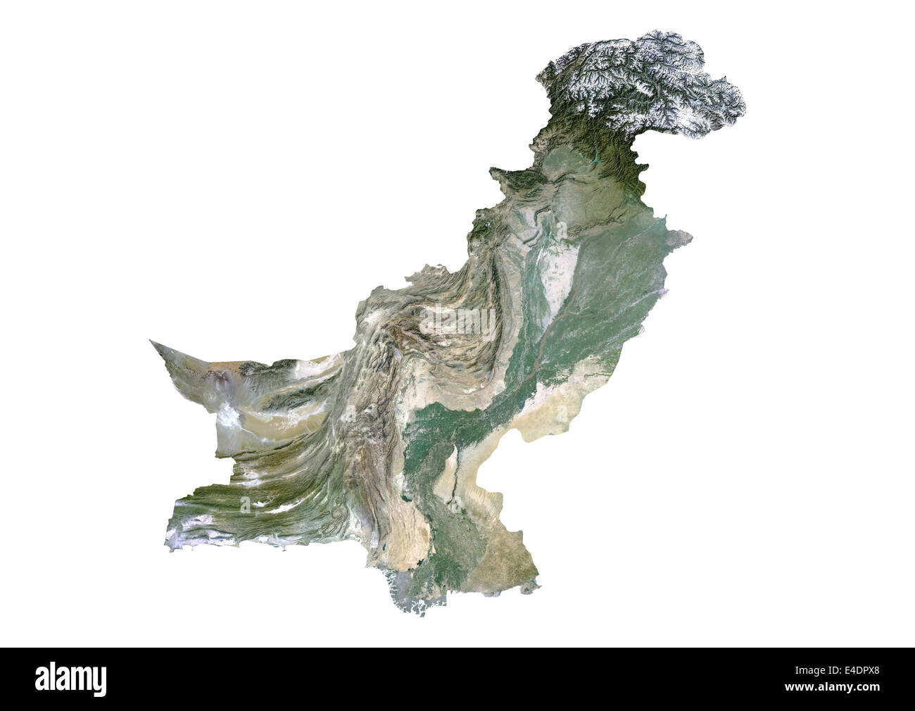 Pakistan relief map hi-res stock photography and images - Alamy