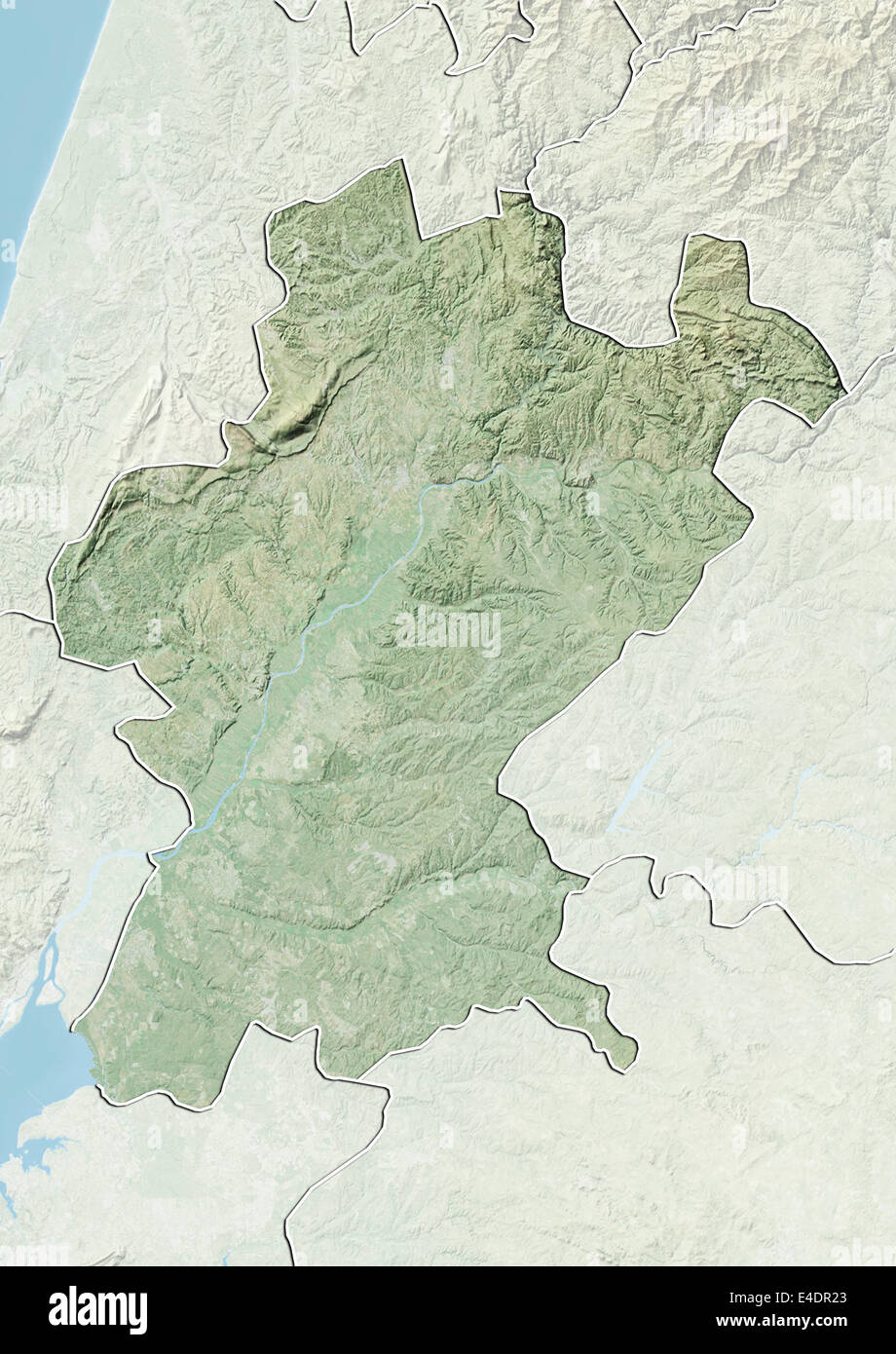 Map of santarem hi-res stock photography and images - Alamy