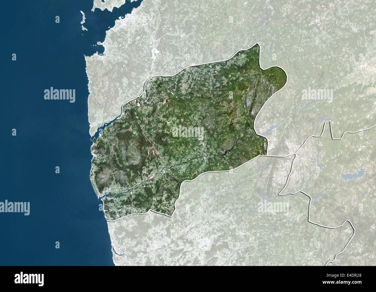 Viana do castelo map hi-res stock photography and images - Alamy