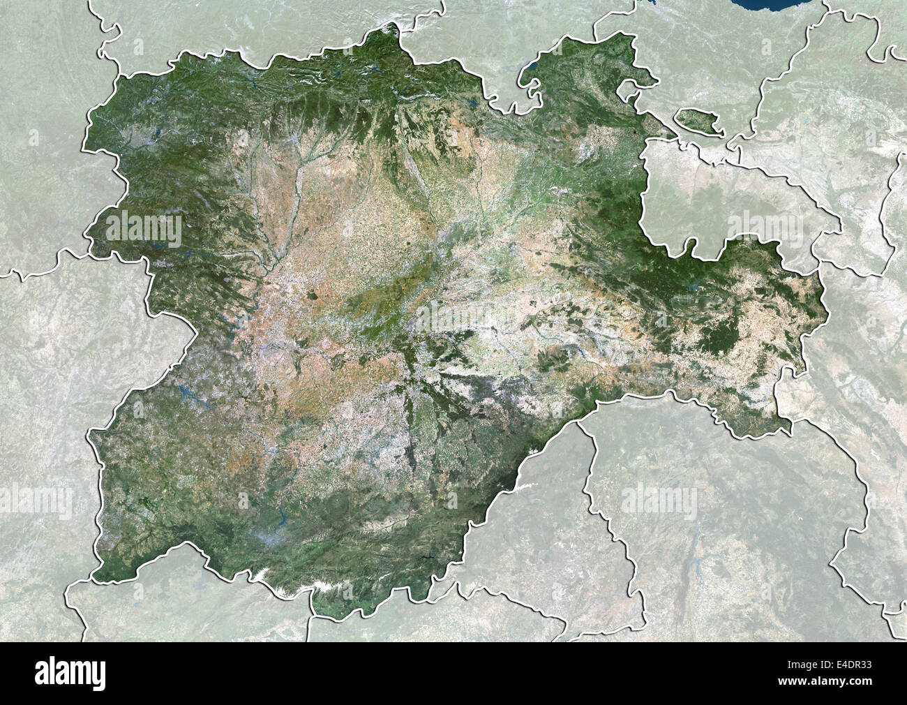 Castile and leon map hi-res stock photography and images - Alamy