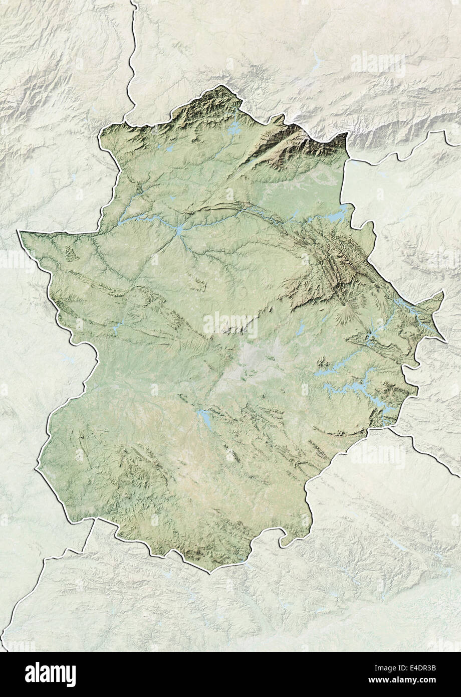 Map of extremadura hi-res stock photography and images - Alamy