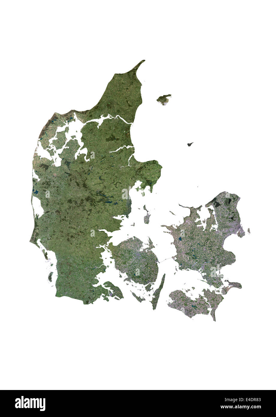 Map satellite denmark hi-res stock photography and images - Alamy