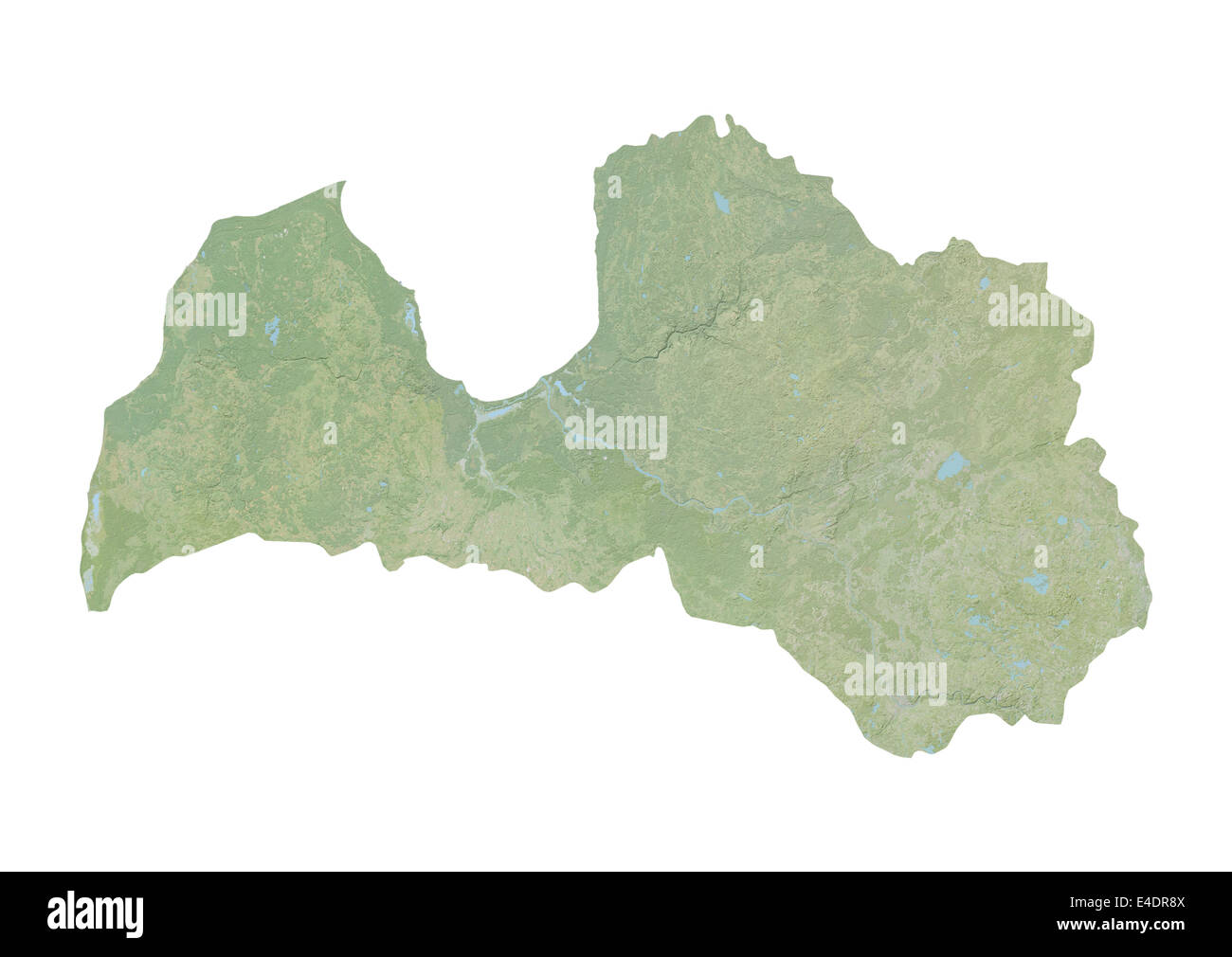 Latvia map hi-res stock photography and images - Alamy