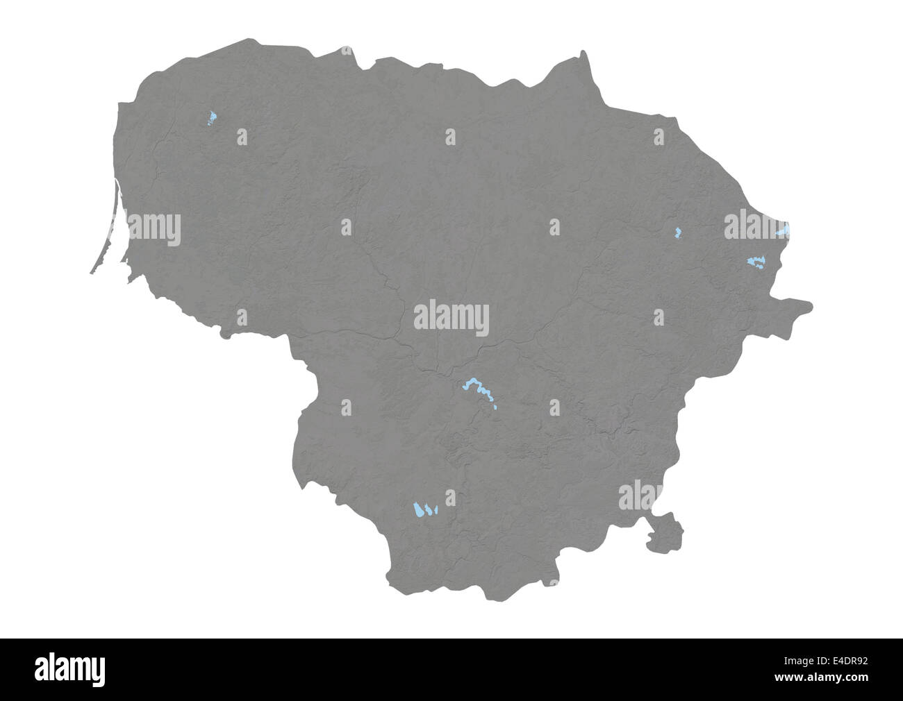 Lithuania map Cut Out Stock Images & Pictures - Alamy