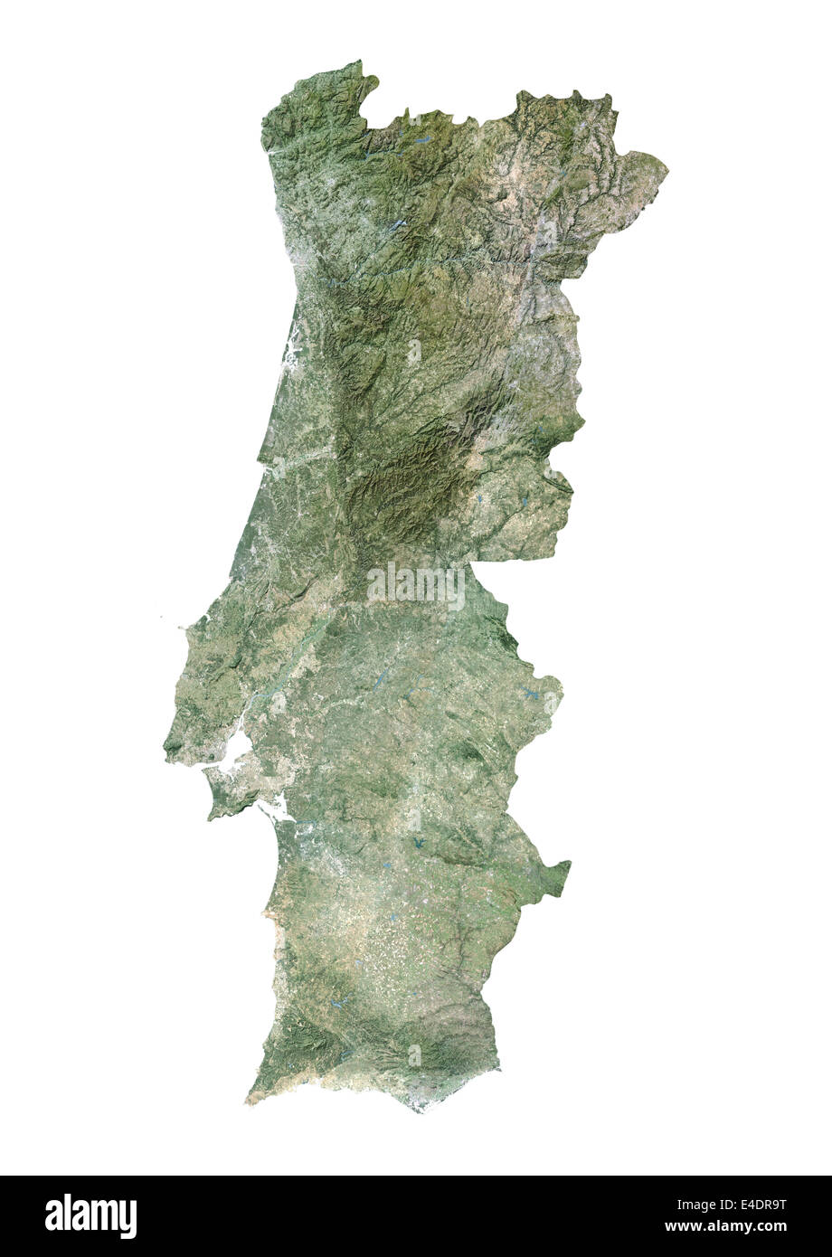 Map satellite geography portugal Cut Out Stock Images & Pictures - Alamy