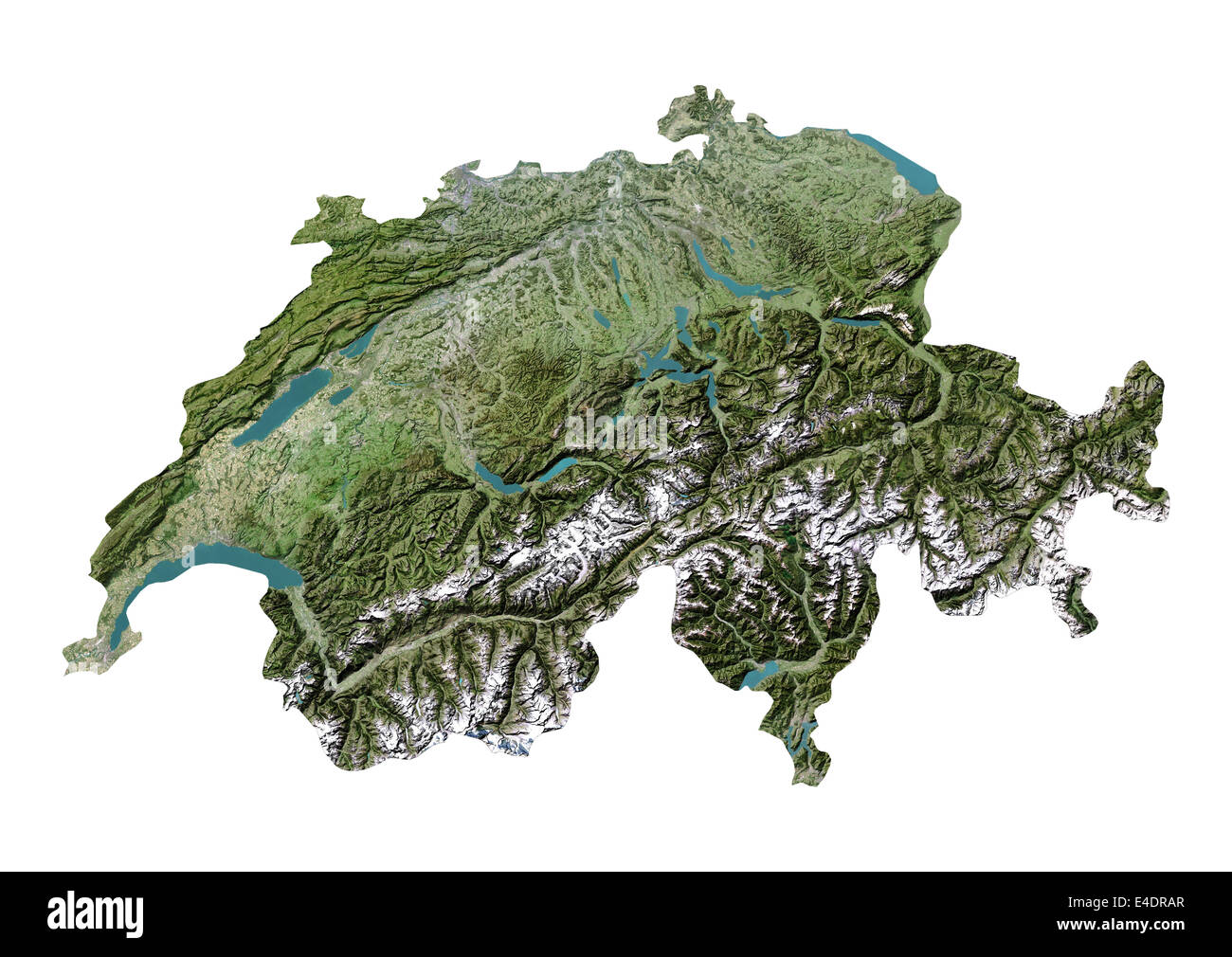 Switzerland Geography Map