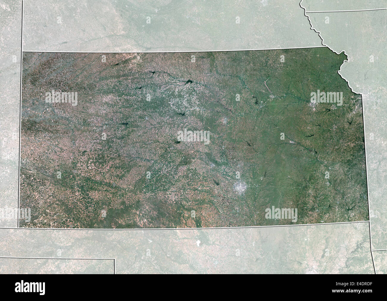 Wichita kansas map hi-res stock photography and images - Alamy
