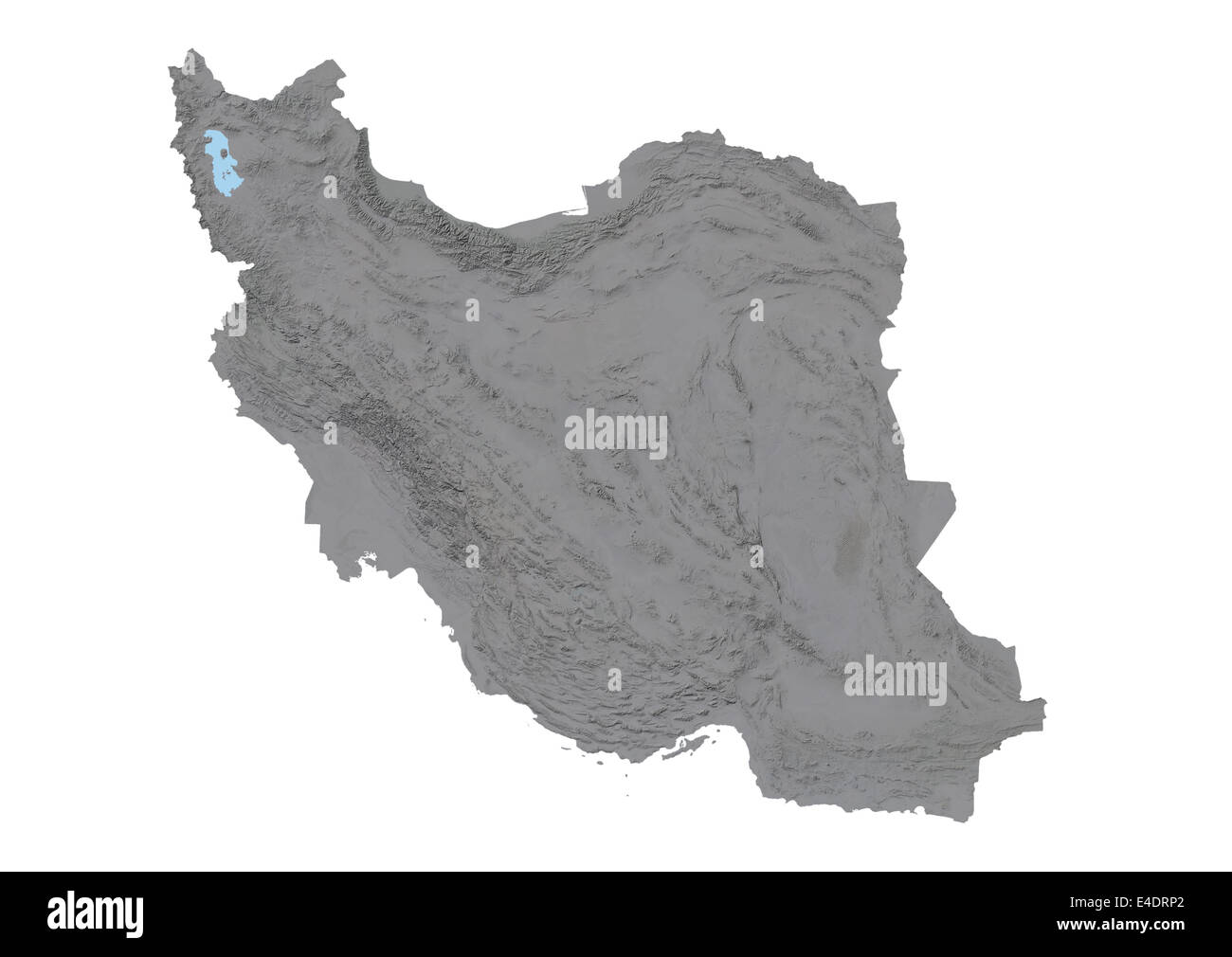 Map Satellite Geography Iran Cut Out Stock Images & Pictures - Alamy