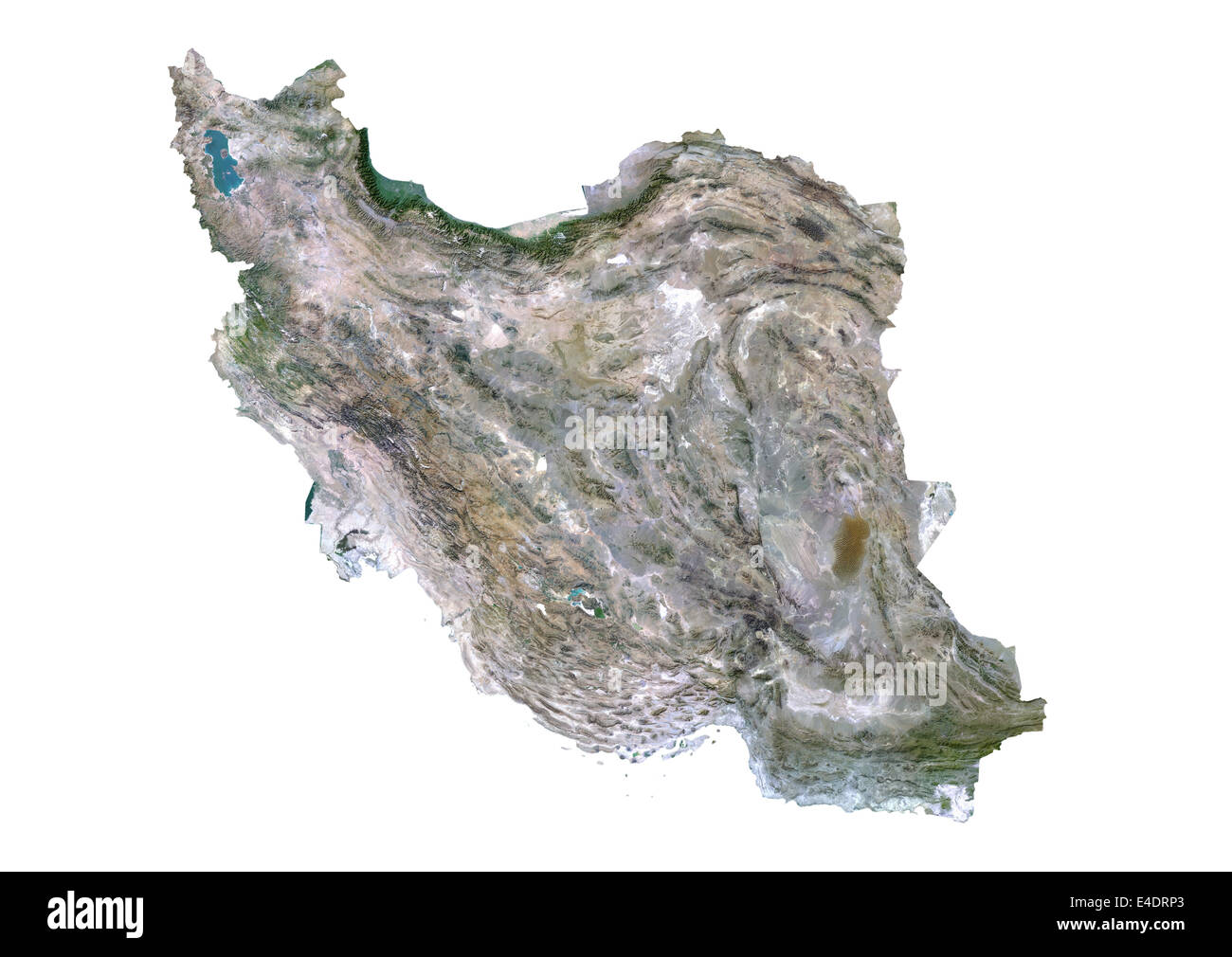 Iran, relief map with border hi-res stock photography and images - Alamy