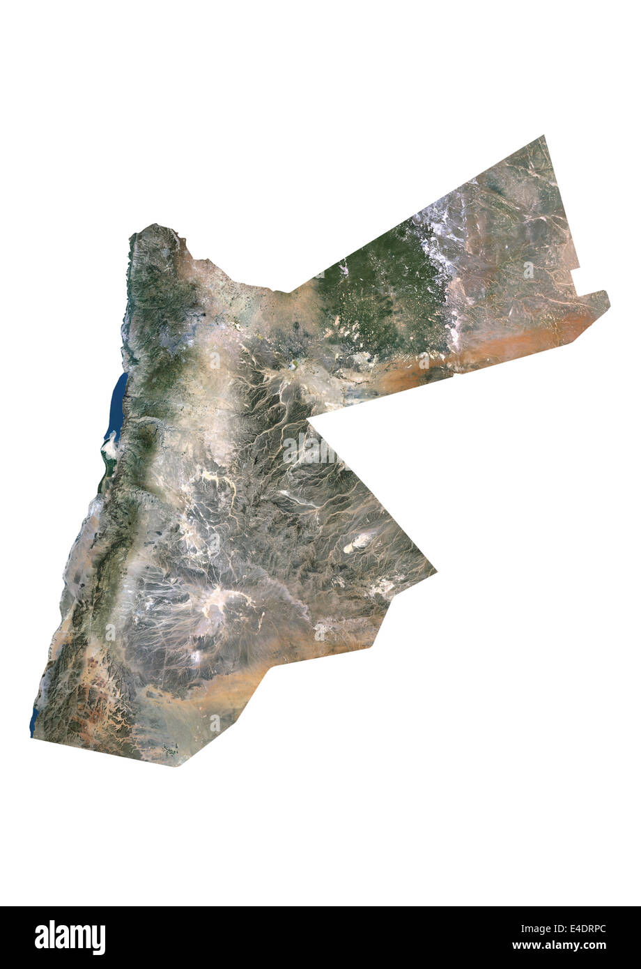 Jordan relief map border hi-res stock photography and images - Alamy