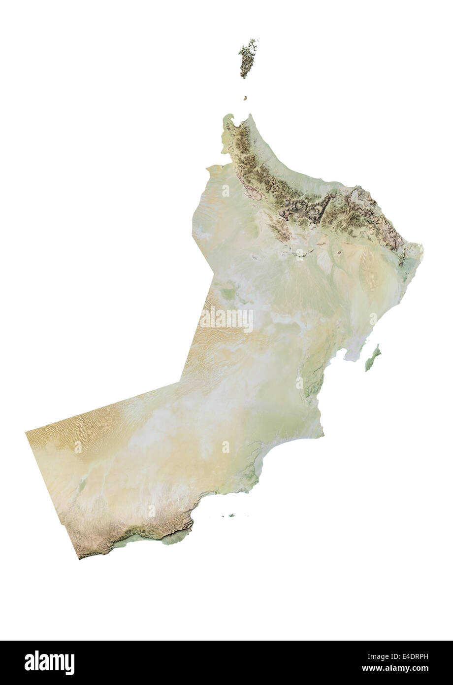 Oman map Cut Out Stock Images & Pictures - Alamy