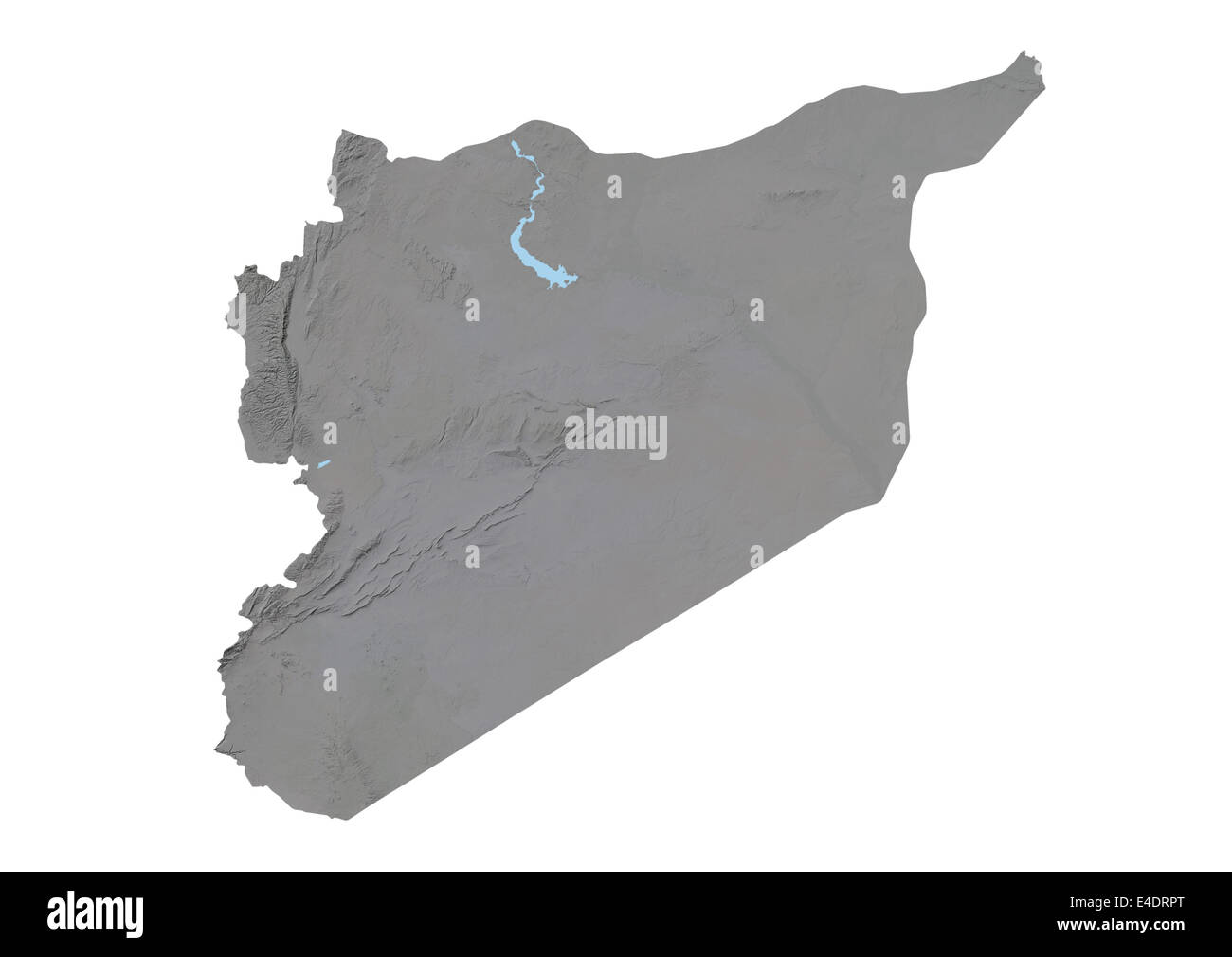 Syria map Cut Out Stock Images & Pictures - Alamy