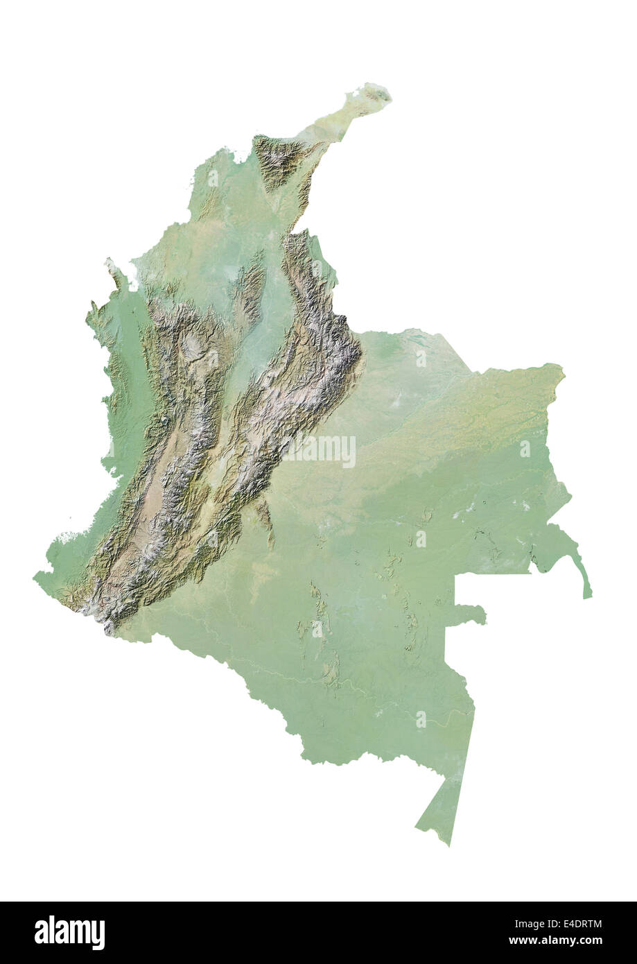 Satellite view colombia hi-res stock photography and images - Alamy