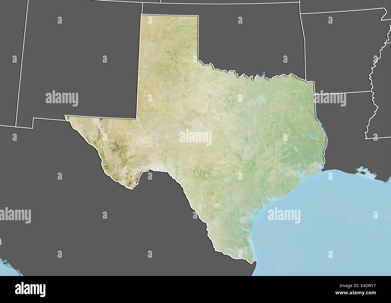 Texas mexico map hi-res stock photography and images - Alamy