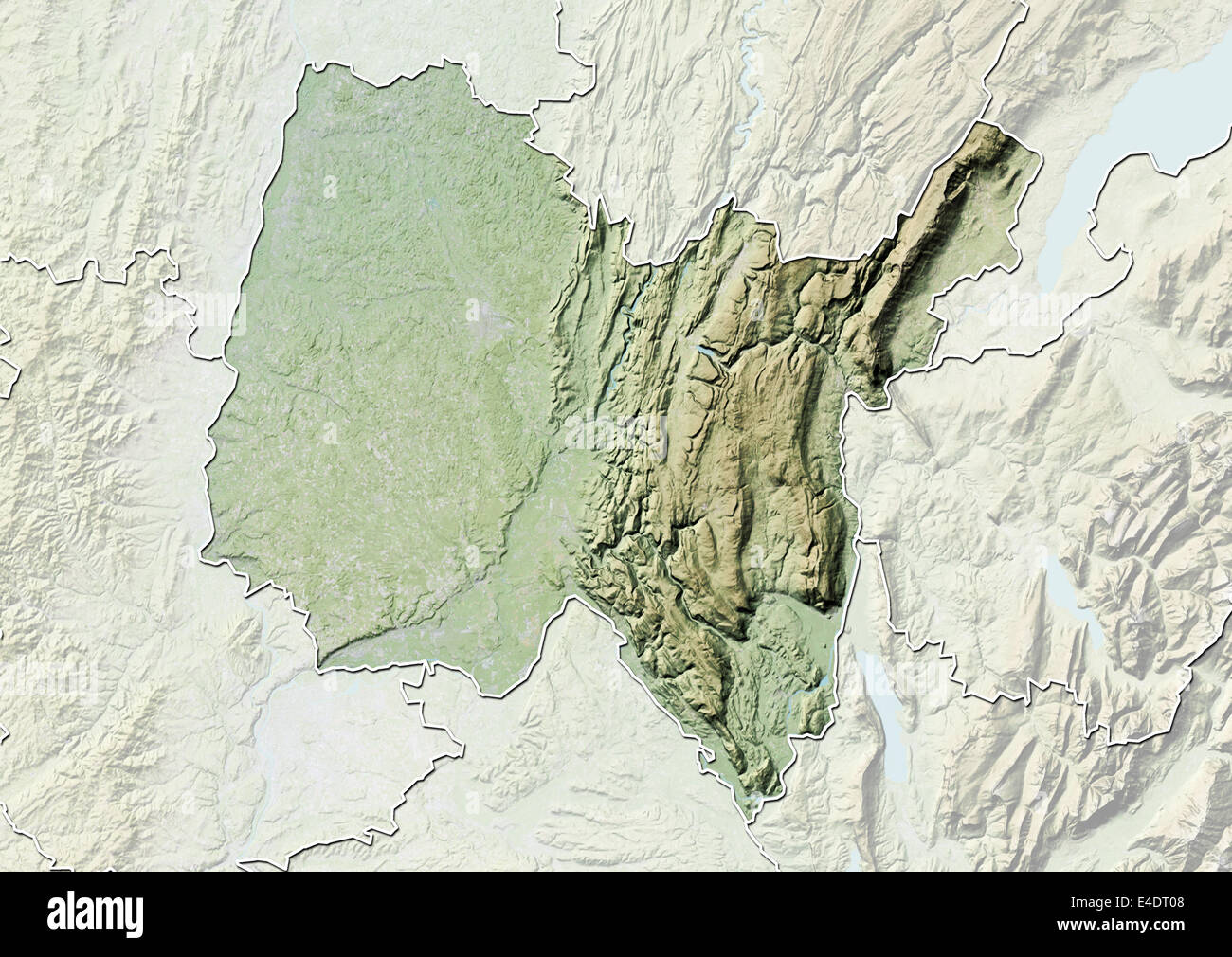 Ain map hi-res stock photography and images - Alamy