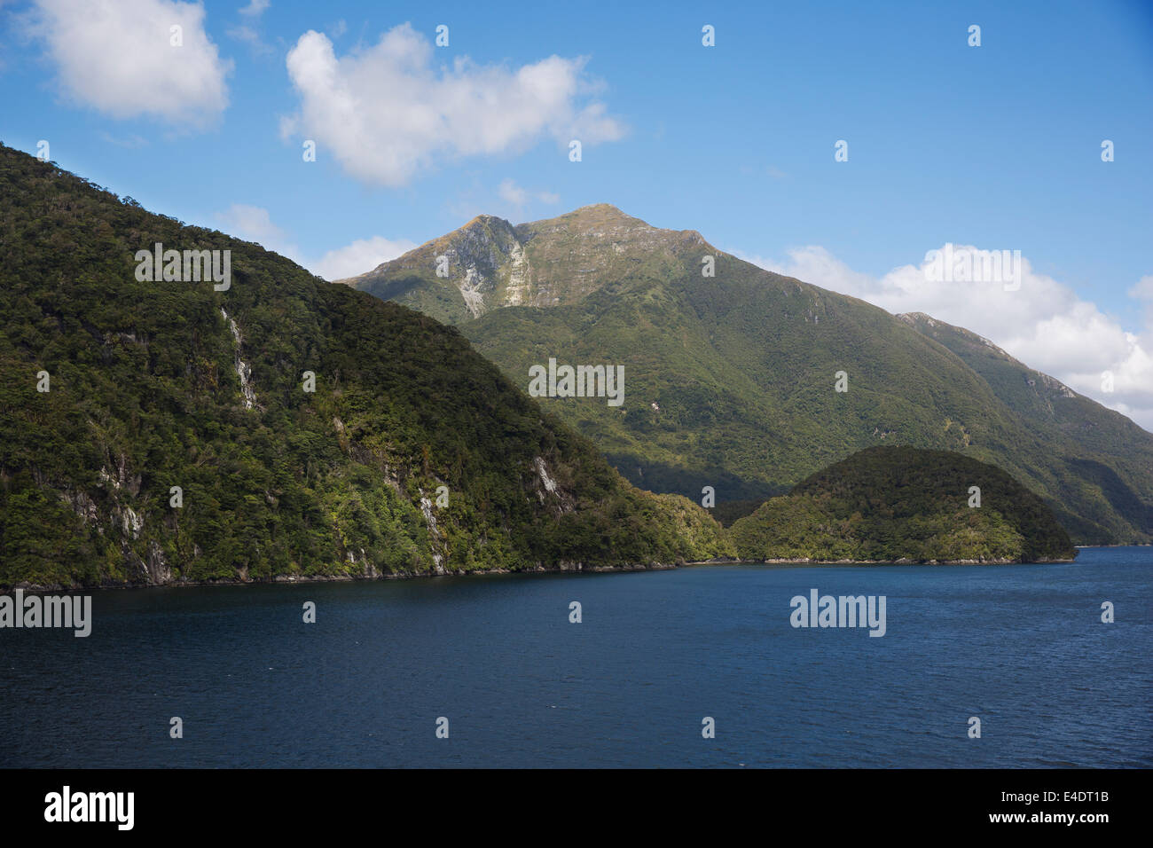 Navigating through Dusky Sound Stock Photo - Alamy