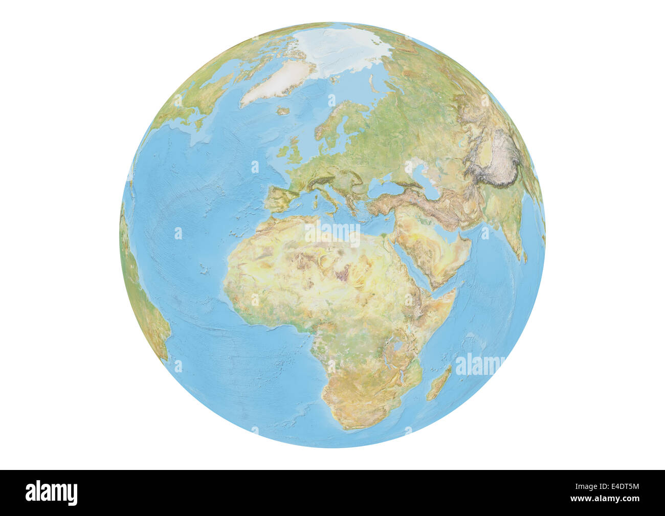 European geographical map view Cut Out Stock Images & Pictures - Alamy