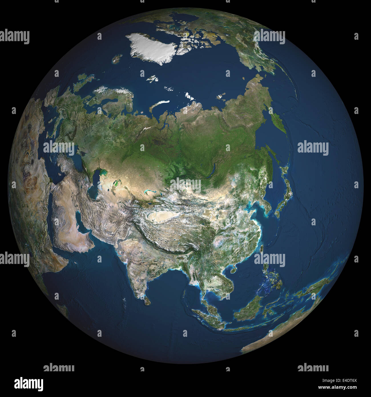 Asia satellite continent hi-res stock photography and images - Alamy