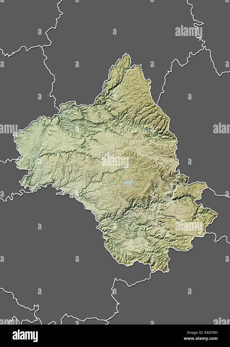 Map of aveyron hi-res stock photography and images - Alamy