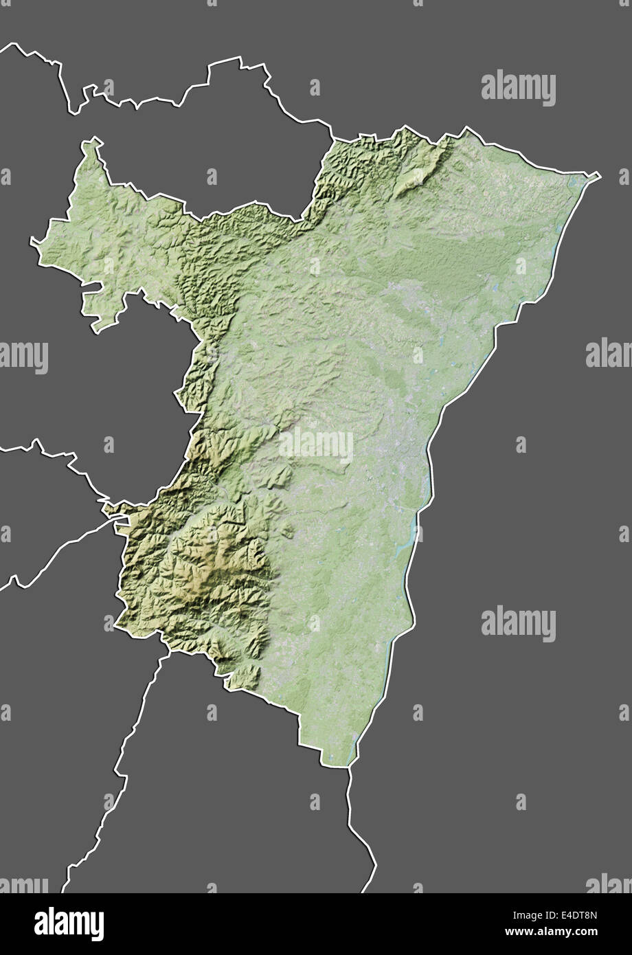 Bas rhin map hi-res stock photography and images - Alamy
