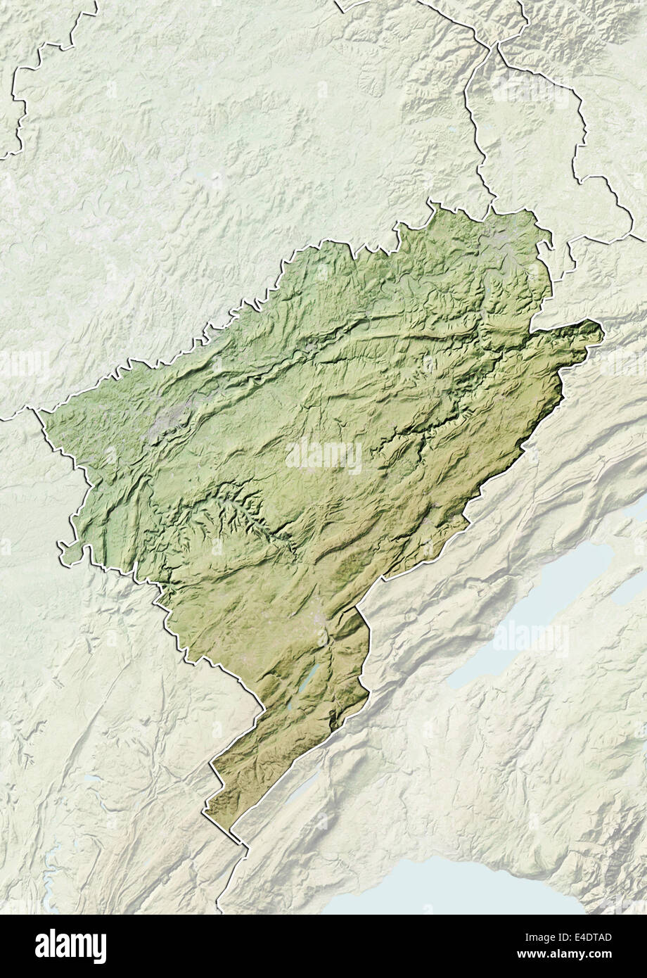 Map of doubs hi-res stock photography and images - Alamy