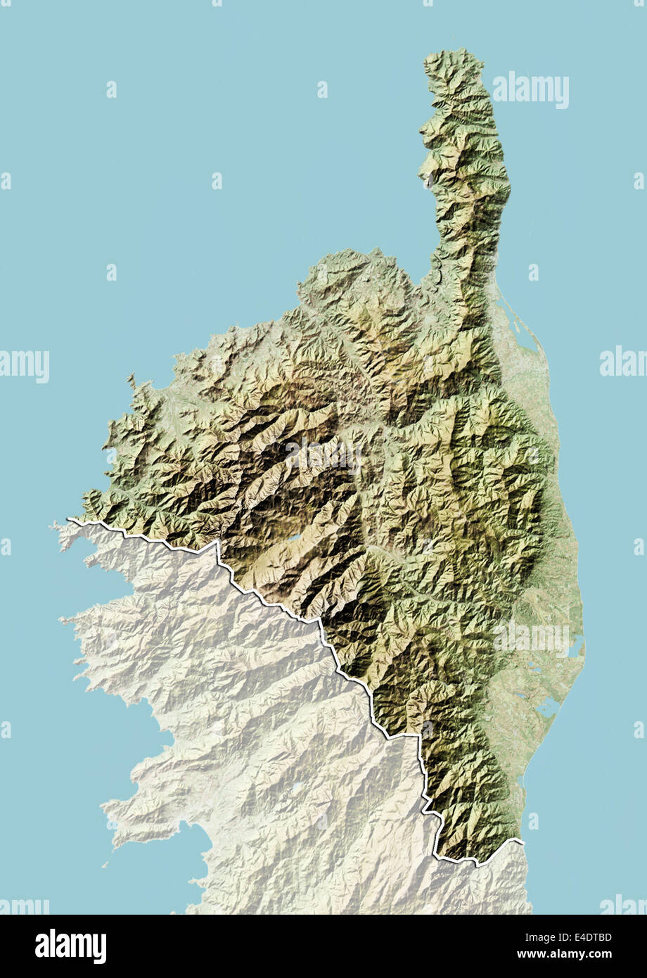 Haute corse map hi-res stock photography and images - Alamy