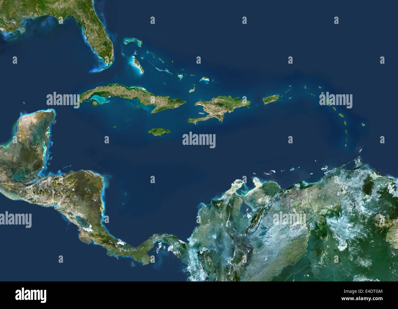 Nasa Satellite Map Zoom Carribrean