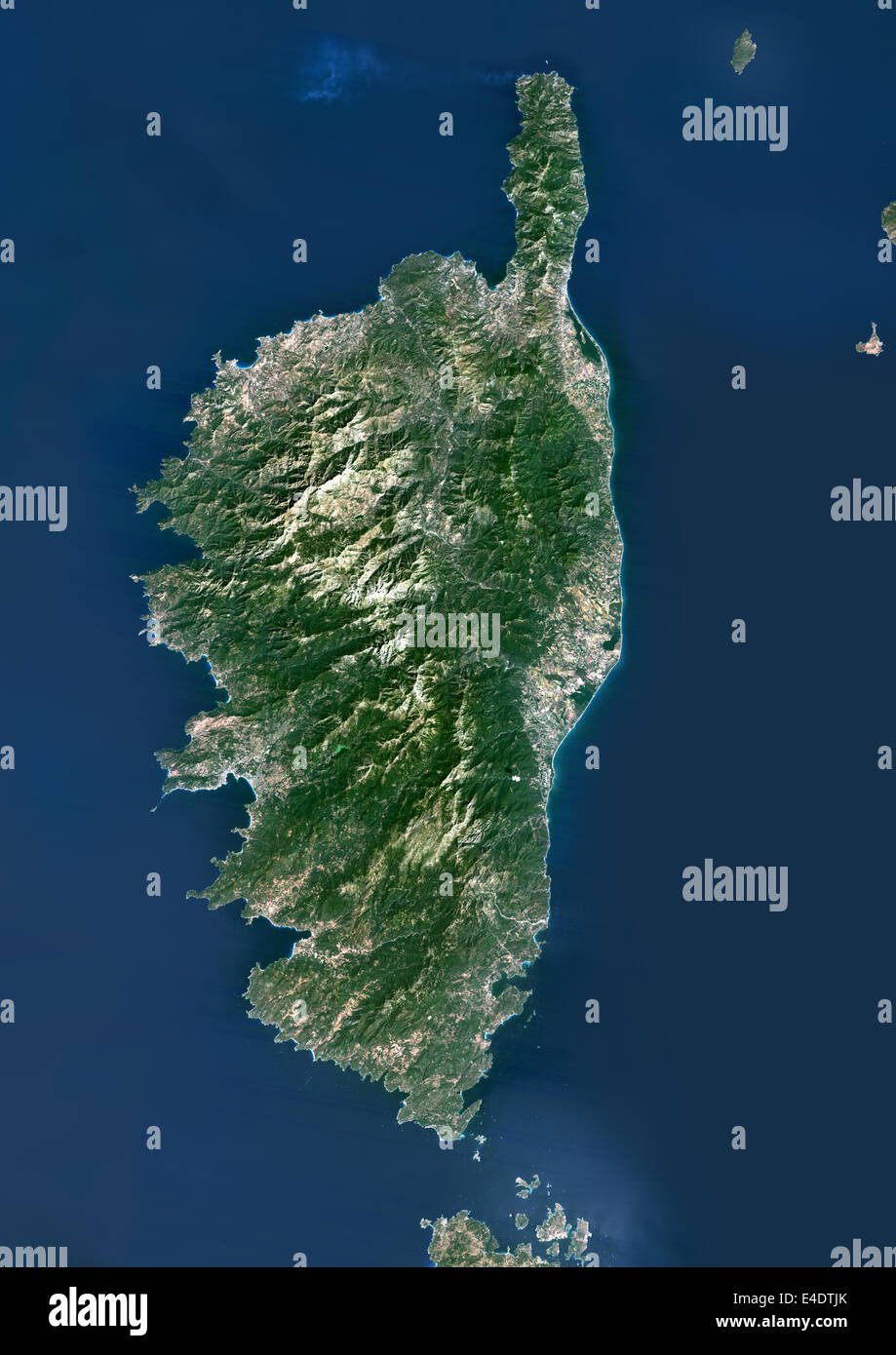Ajaccio map hi-res stock photography and images - Alamy