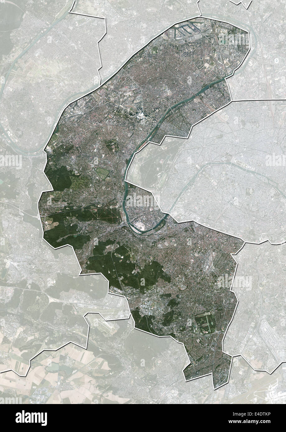 Nanterre map hi-res stock photography and images - Alamy