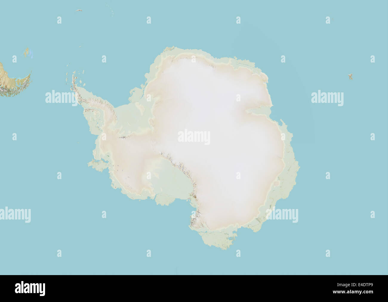 South pole antarctica map hi-res stock photography and images - Alamy