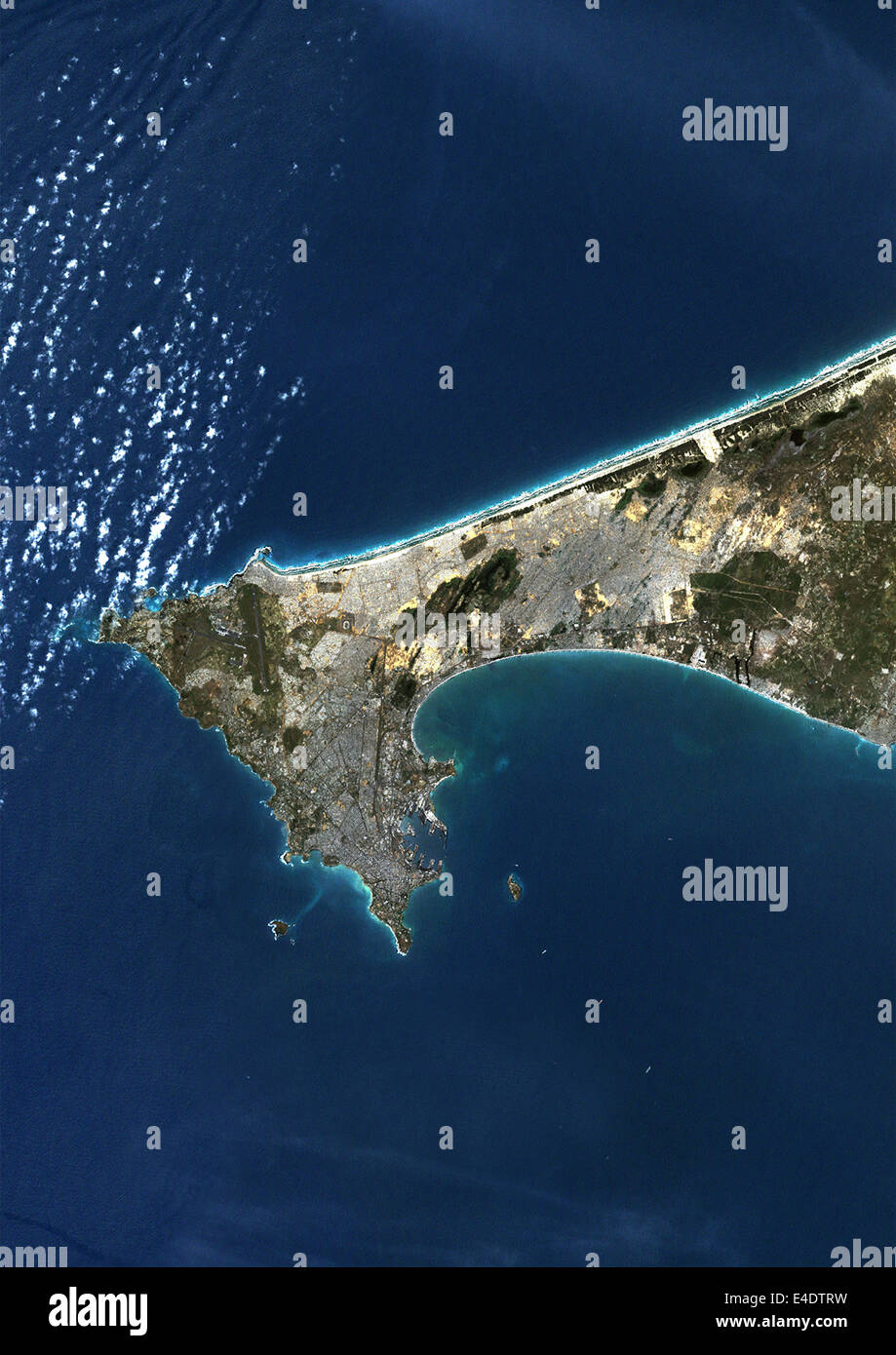 Dakar, Senegal, True Colour Satellite Image. Dakar, Senegal. True ...