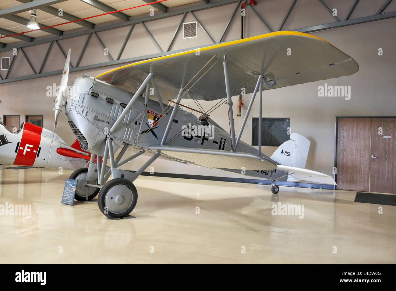 Us navy biplane hi-res stock photography and images - Alamy