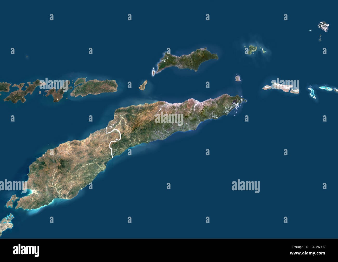 Timor Sea On World Map