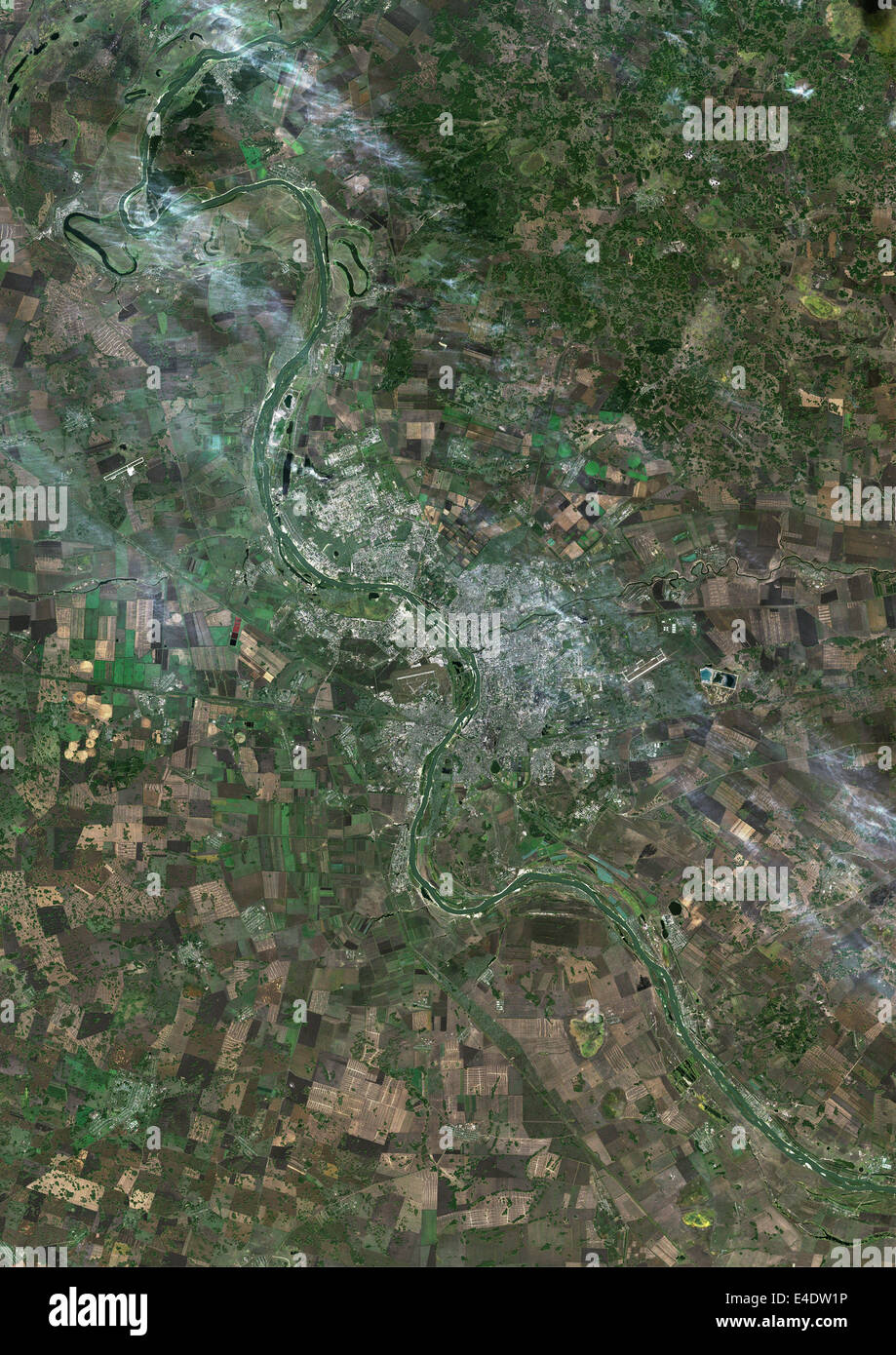 Russia satellite map hi-res stock photography and images - Alamy