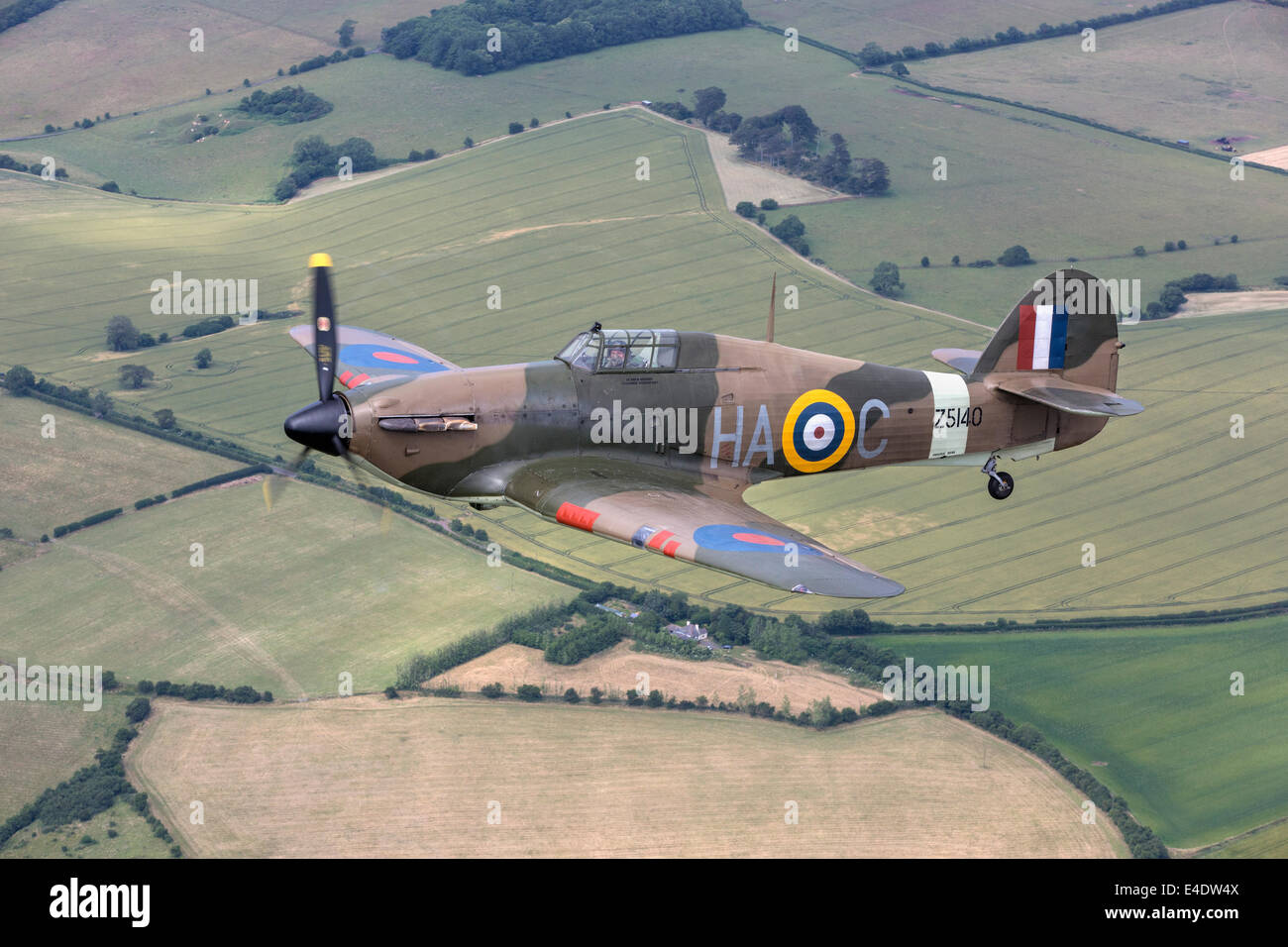 Hawker Hurricane - classic battle of Britain fighter Stock Photo - Alamy