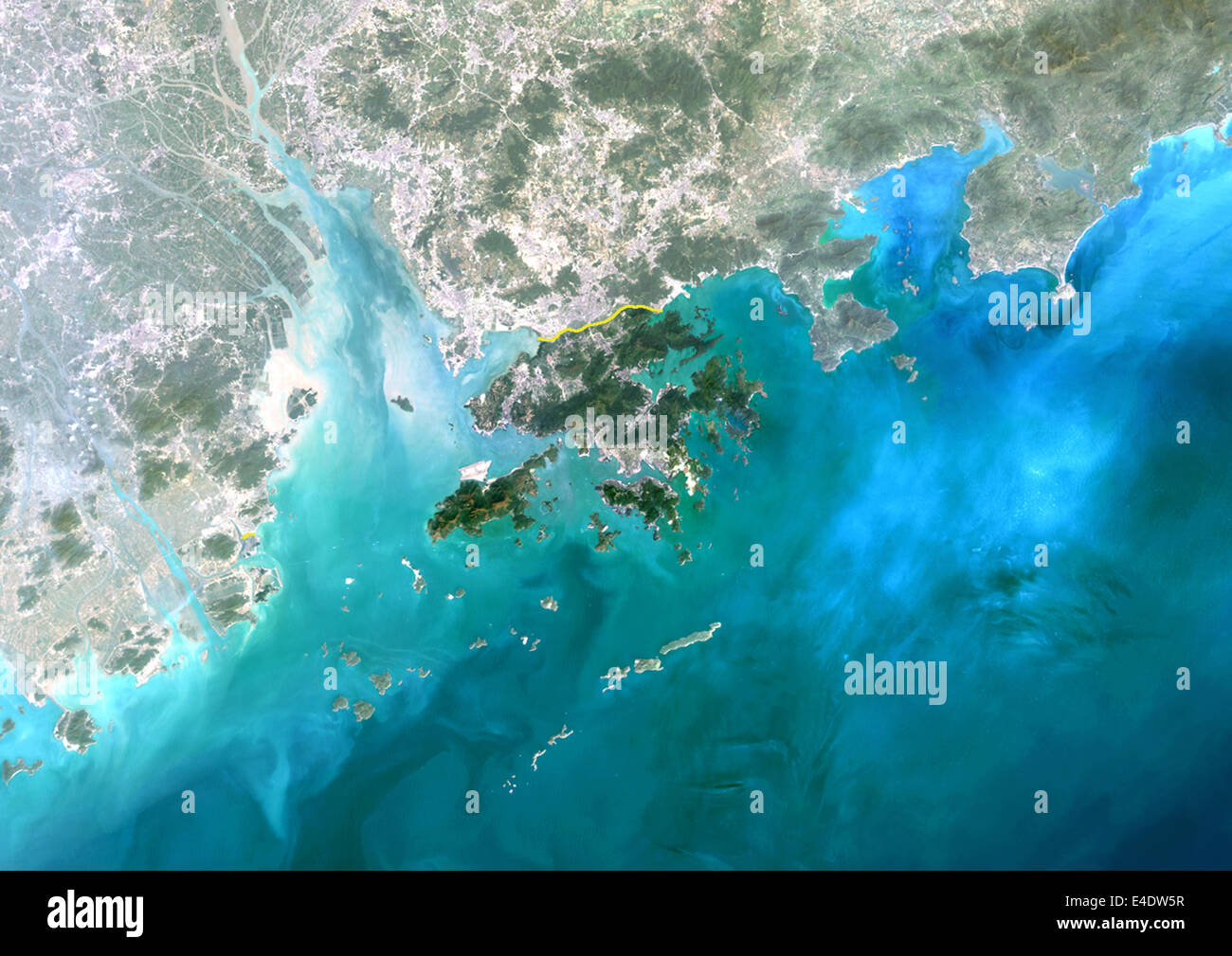 Map of china coast hi-res stock photography and images - Alamy
