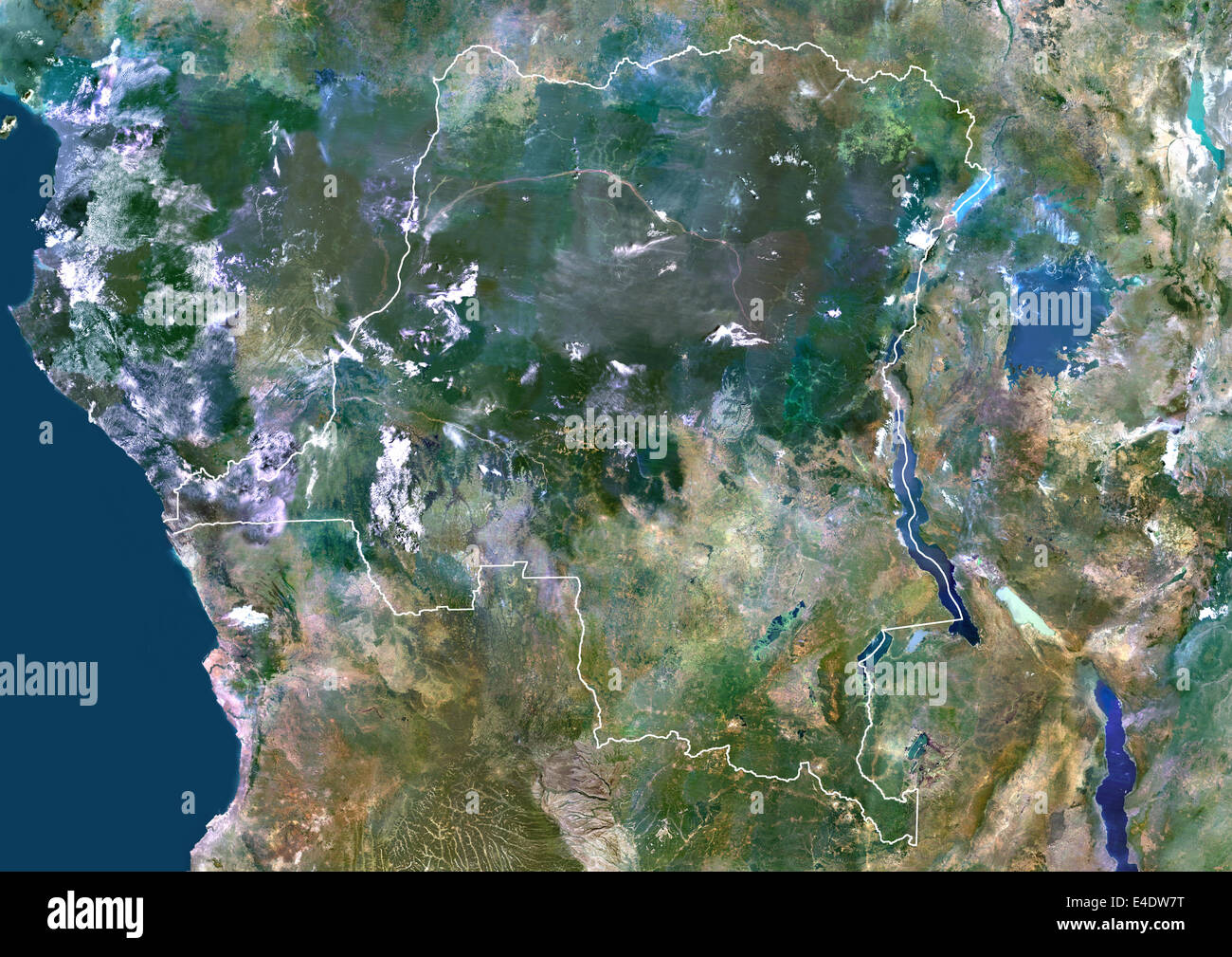 Congo river aerial hi-res stock photography and images - Alamy