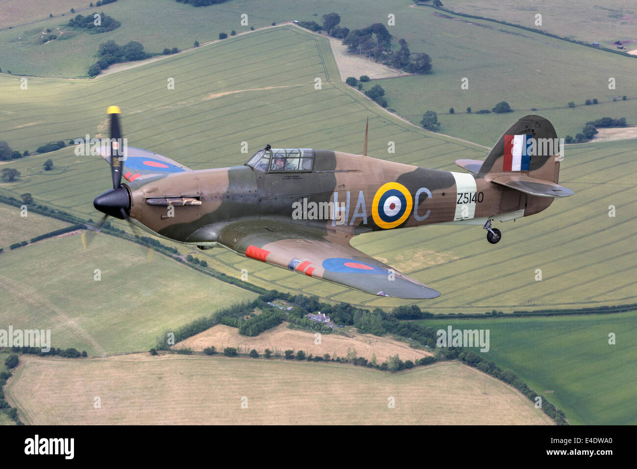 Hawker Hurricane - classic battle of Britain fighter Stock Photo - Alamy