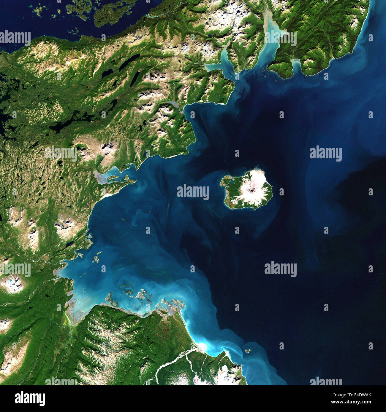 Augustine Volcano Map
