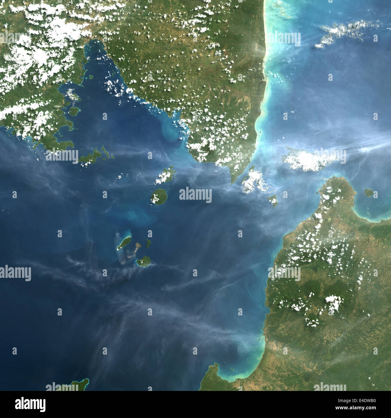 Sunda strait map hi-res stock photography and images - Alamy