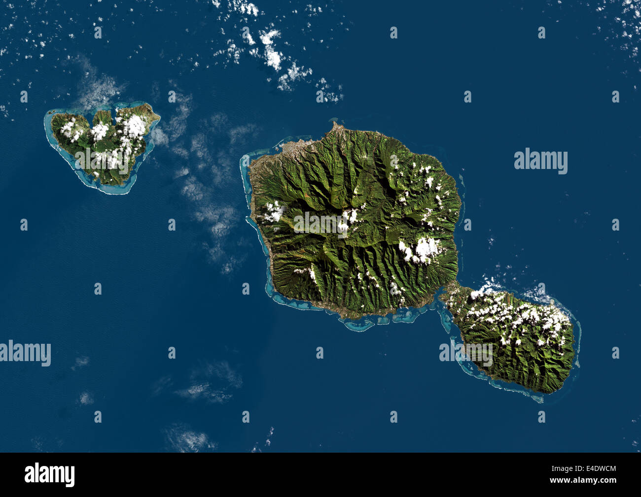 Tahiti, French Polynesia, French Overseas, Oceania, True Colour ...