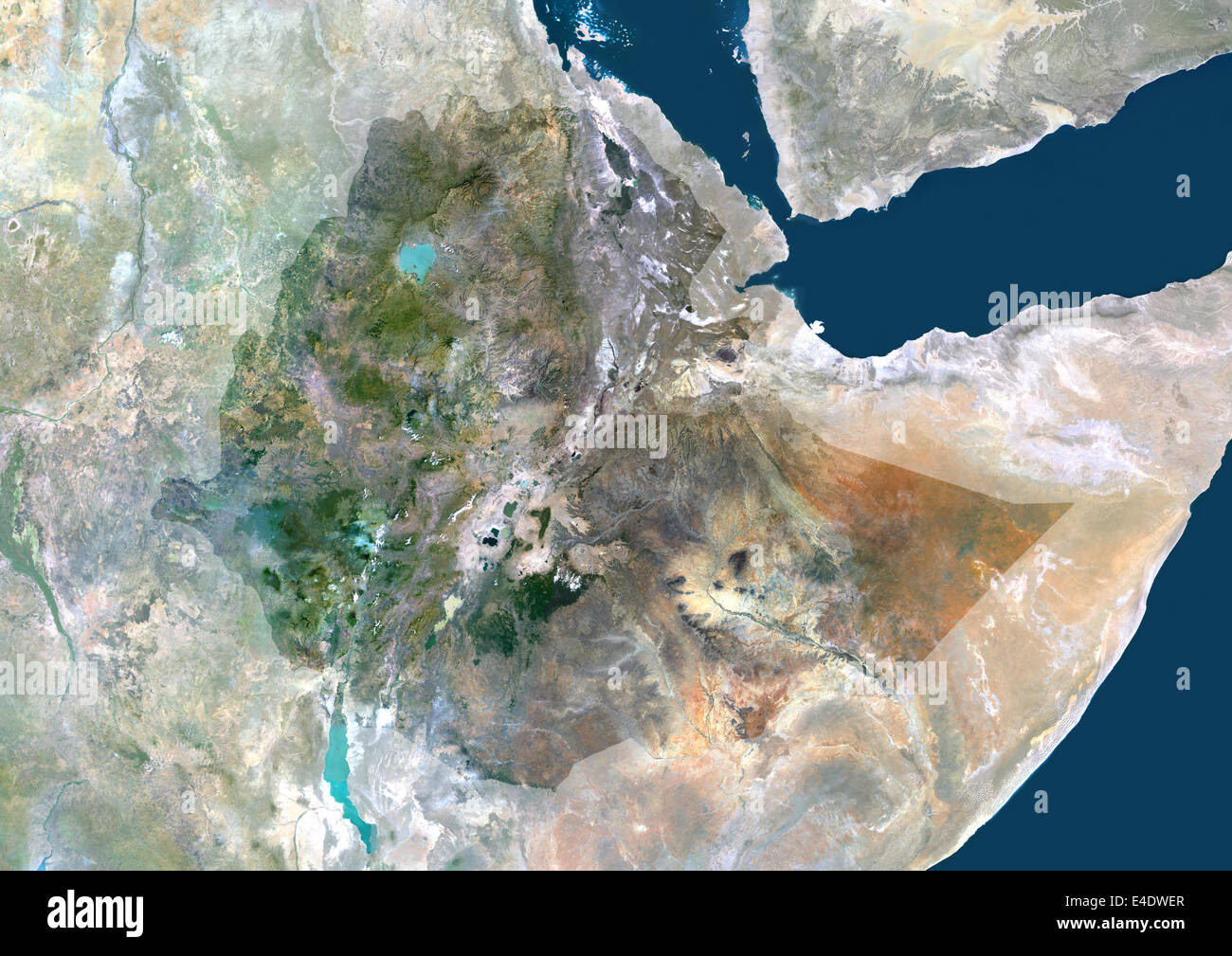 East African Rift From Space