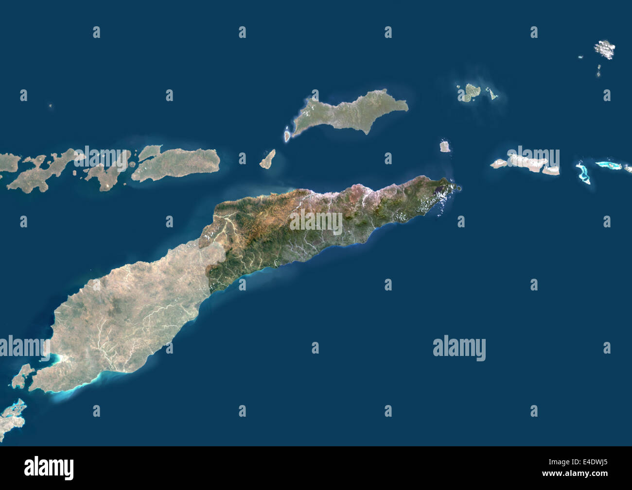 Satellite view timor island hi-res stock photography and images - Alamy