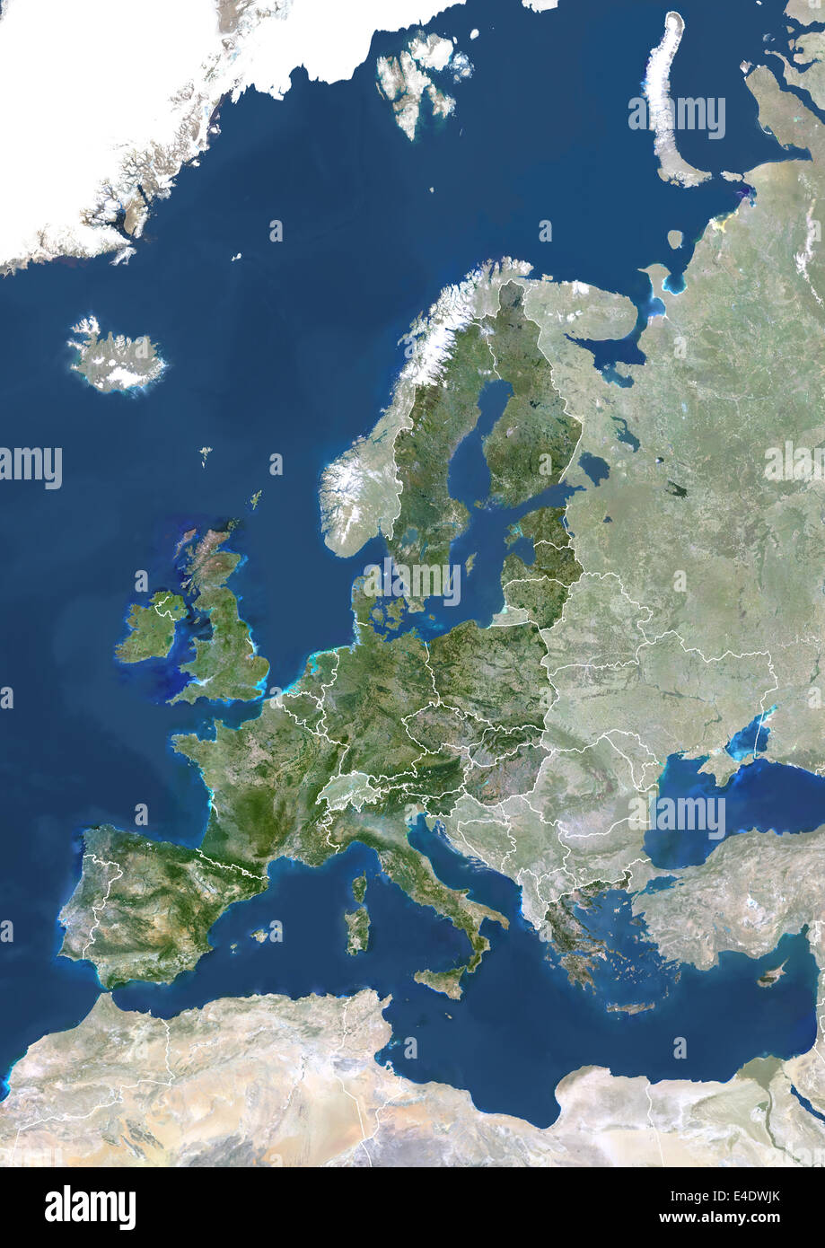 2004 europe map hi-res stock photography and images - Alamy