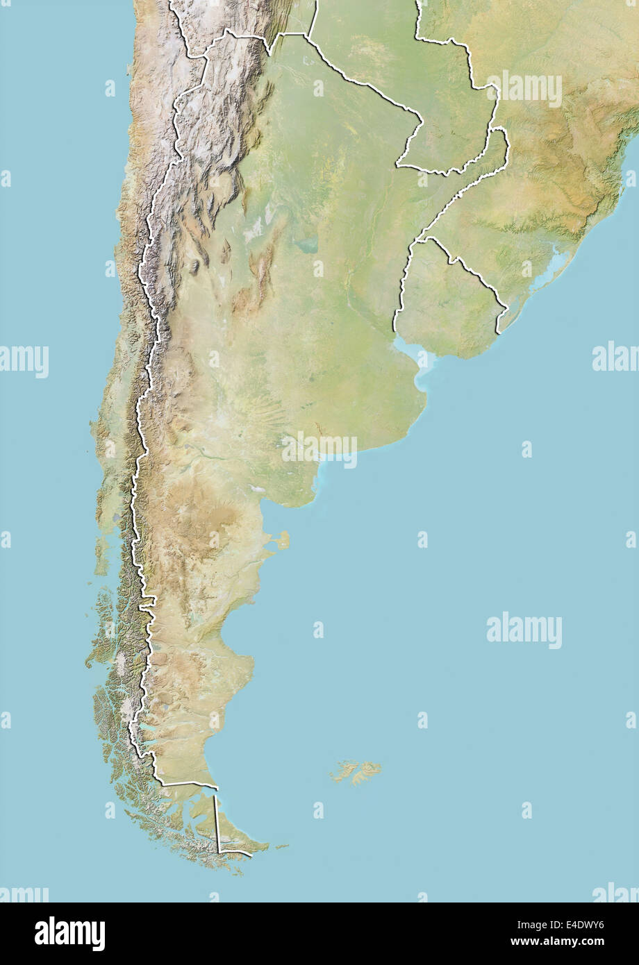 Patagonian Shield Map