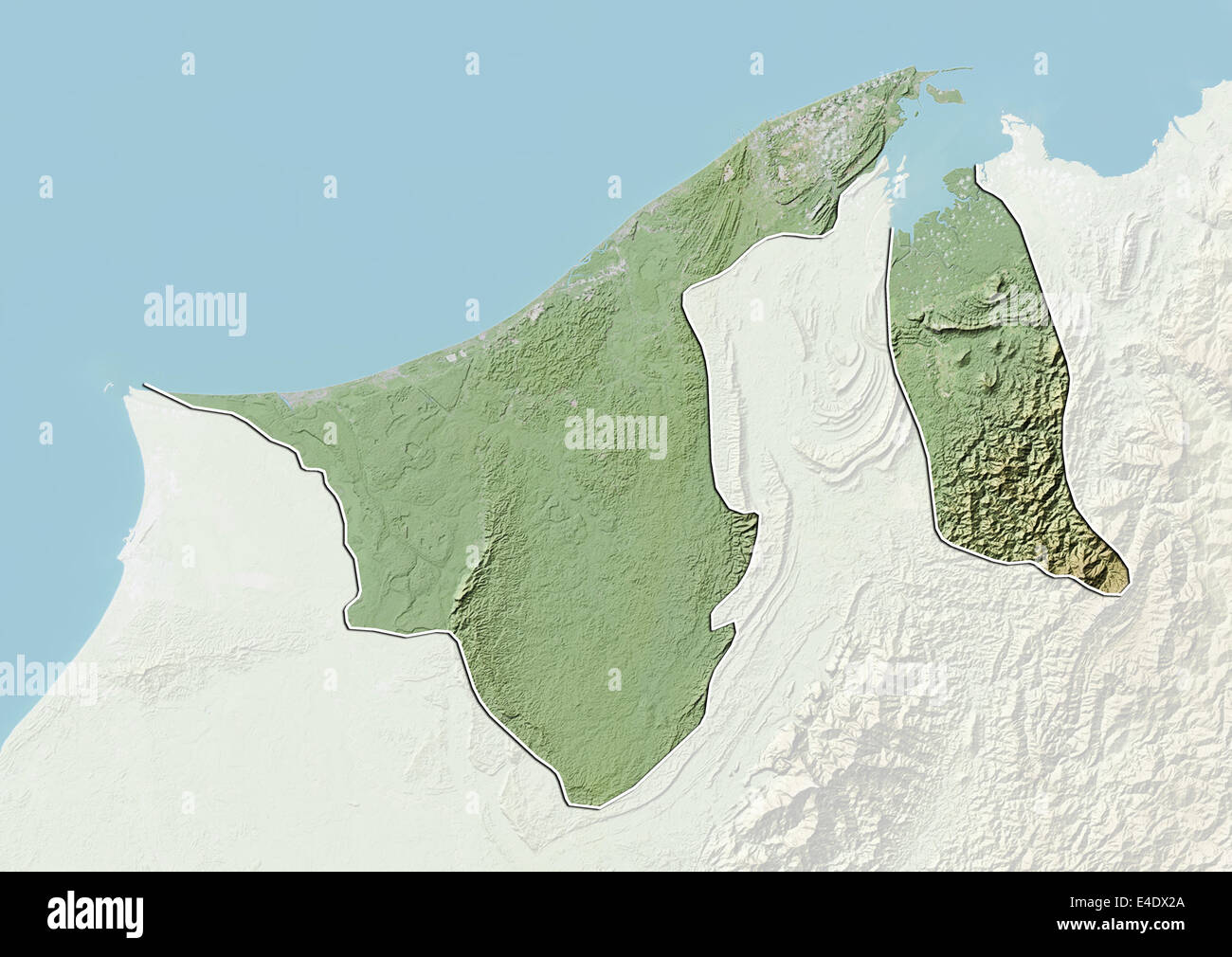 Brunei Map High Resolution Stock Photography and Images - Alamy