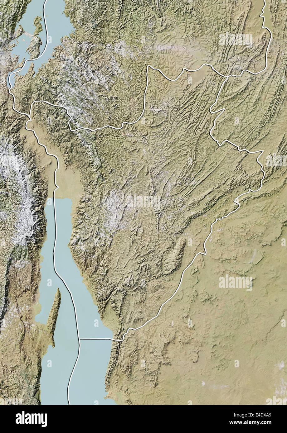 Great rift valley map hi-res stock photography and images - Alamy