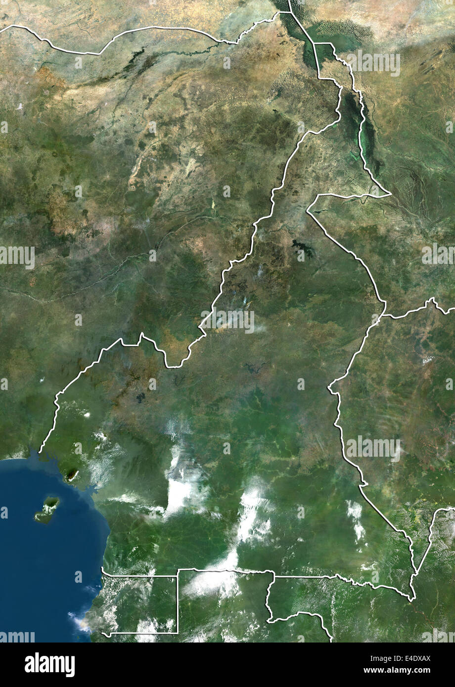 Douala map hi-res stock photography and images - Alamy