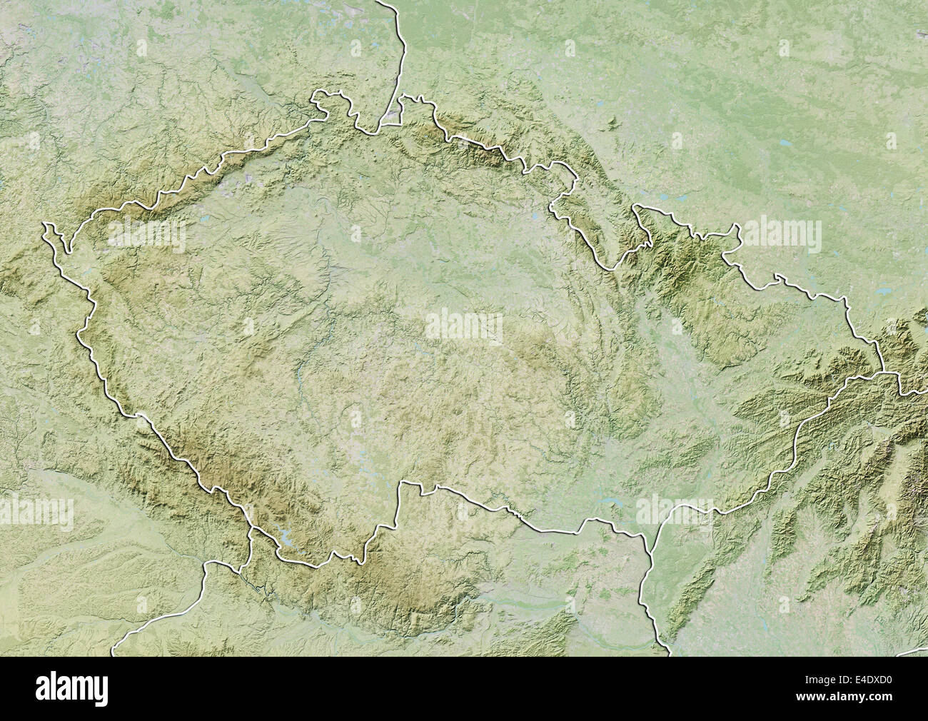 Bohemia map hi-res stock photography and images - Alamy